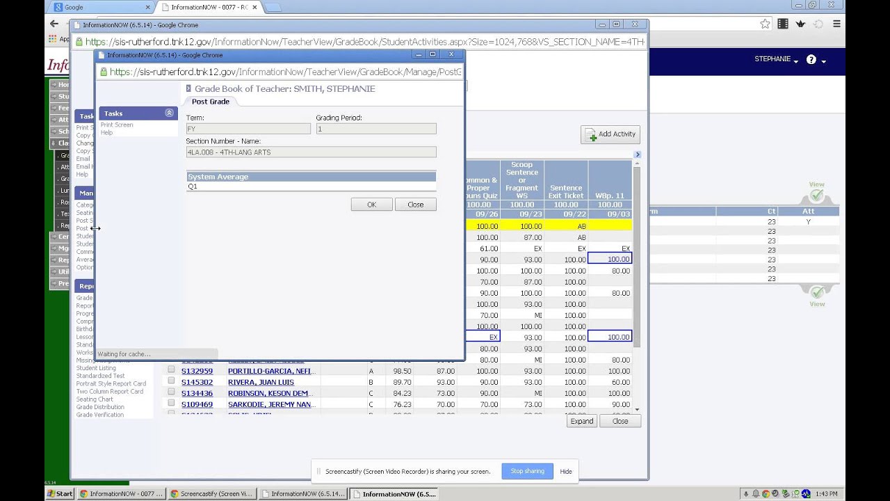 How to Post Grades in Inow - YouTube