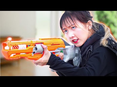 Xgirl Nerf Films: SEAL X Girl Nerf Guns Cherry Birthday Battle Warriors Gun Fight Alibaba ...