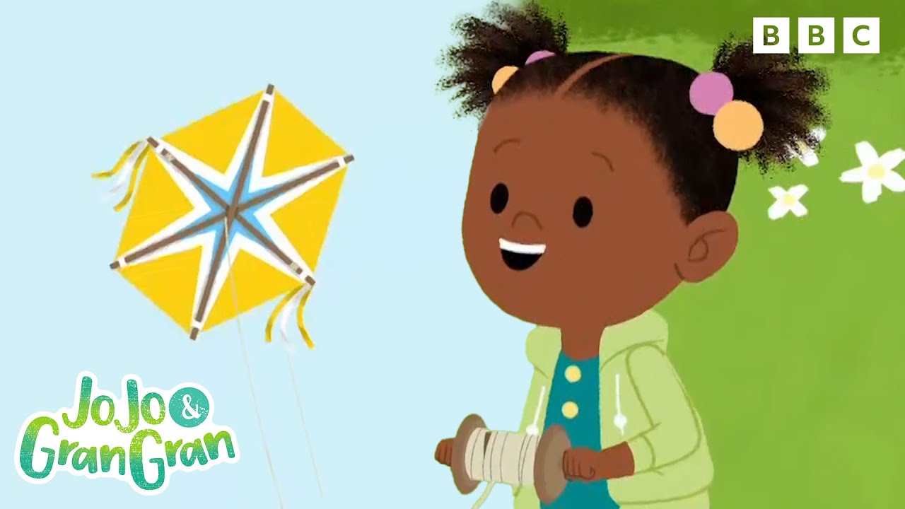Great Gran Gran's Kite 🪁 | It's Time to Fly a Kite | JoJo and Gran Gran ...
