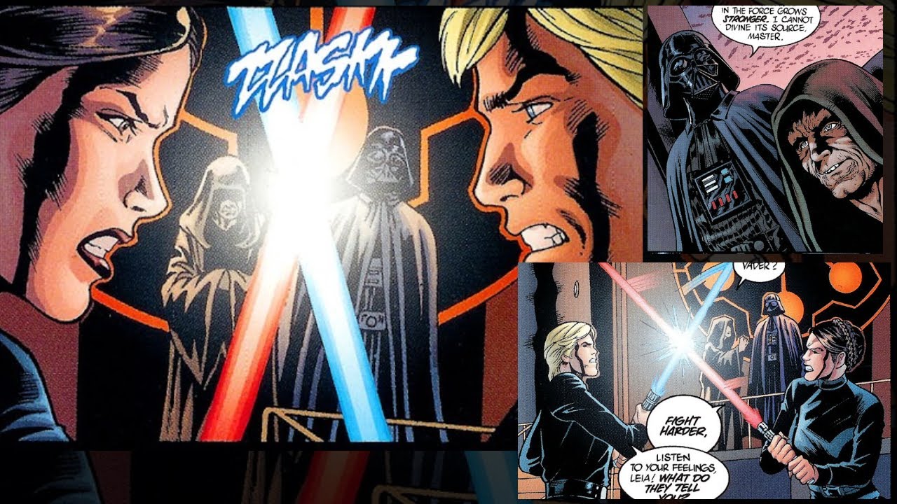 "The clash of Skywalker's Luke vs Leia" Starwars - YouTube