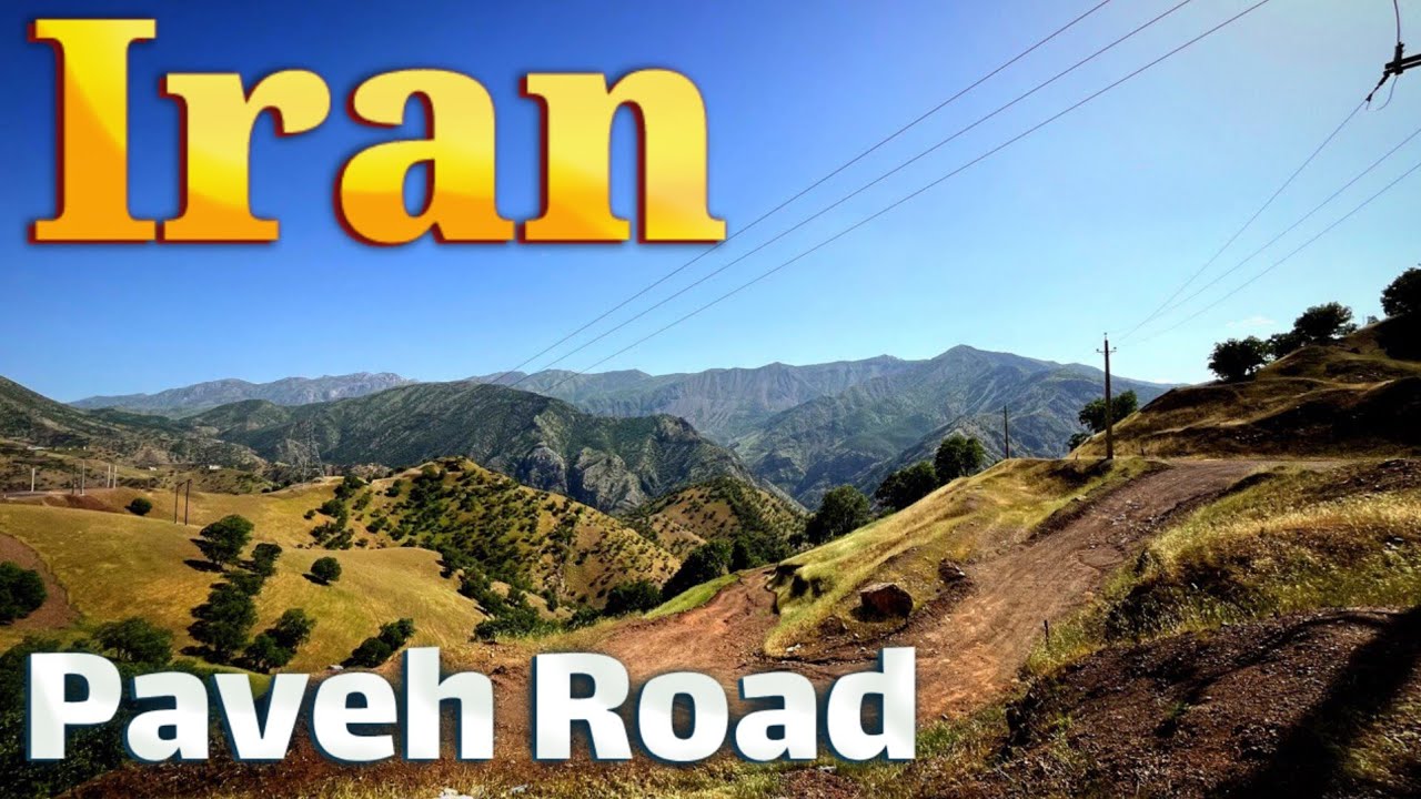 The beautiful road of Paveh city, spring 2583 and I was fined for 3 ...
