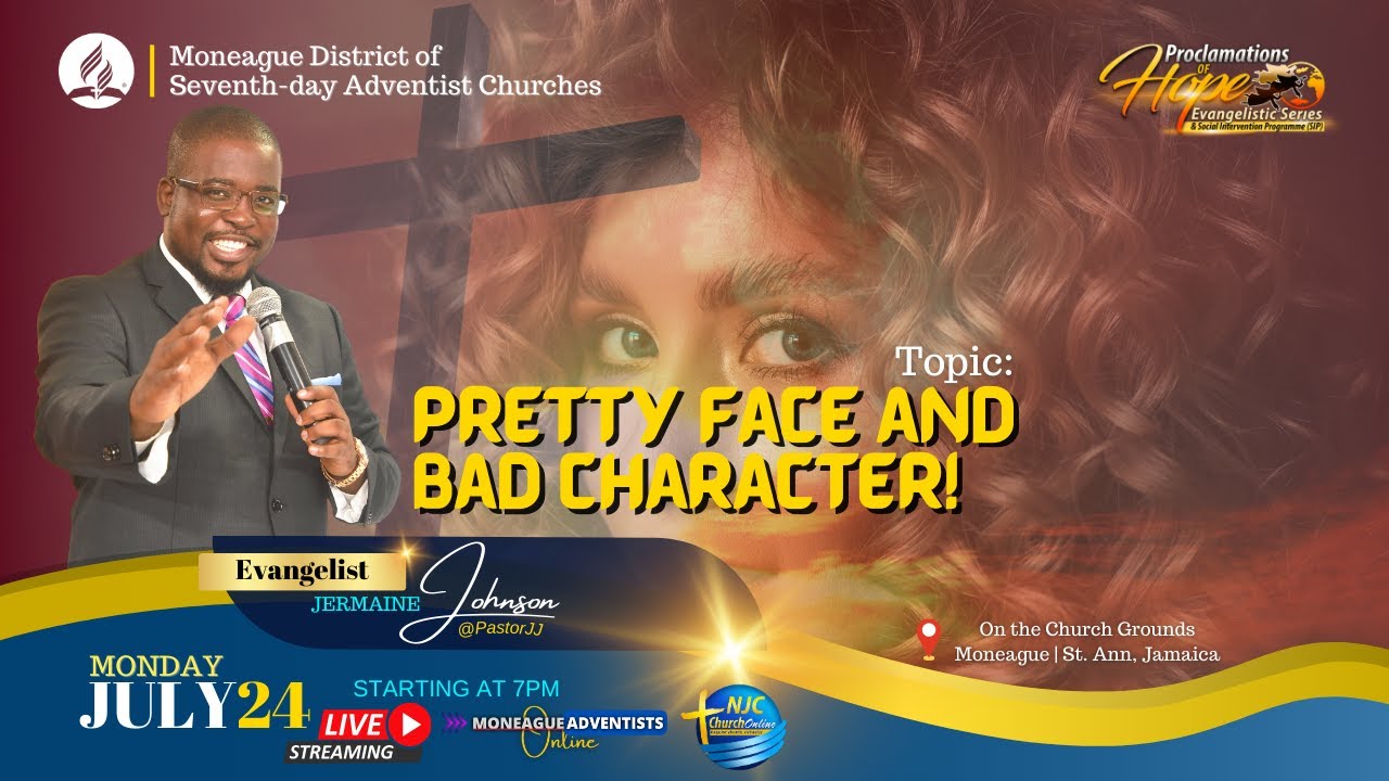 Pastor JJ || "Pretty Face and Bad Character" || Proclamations of Hope ...