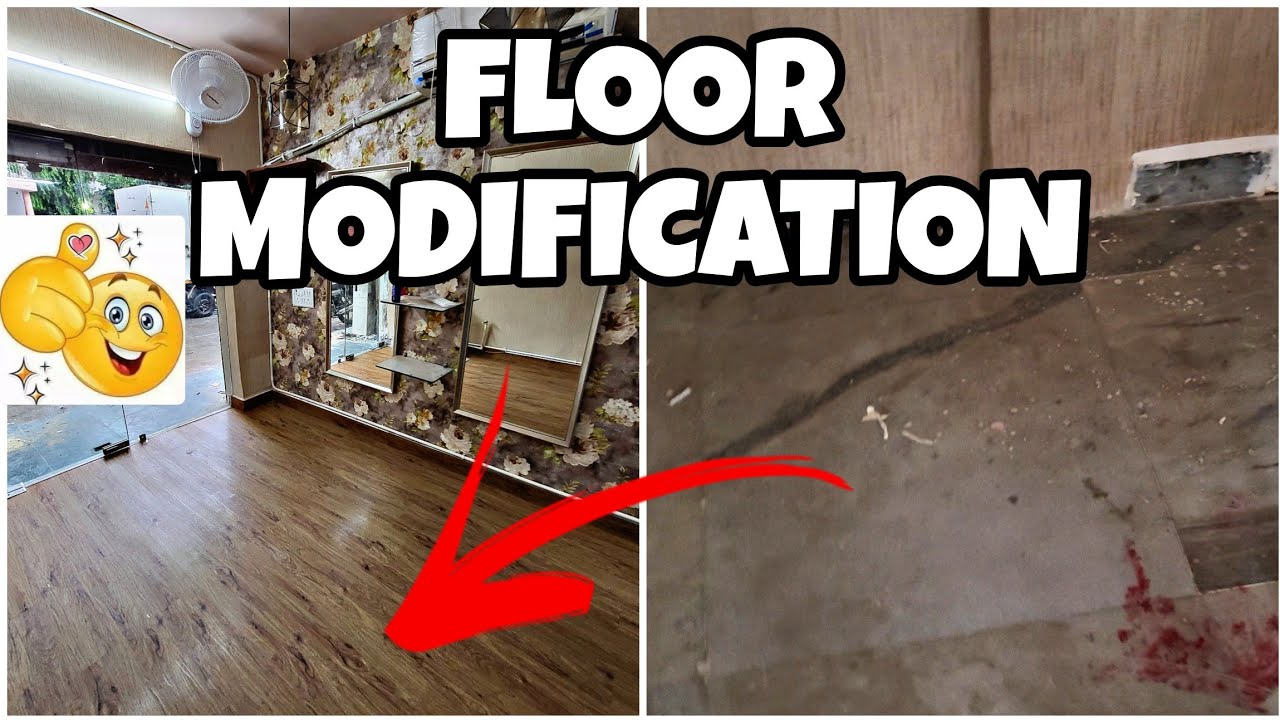 🔥 WOODEN FLOORING | PVC PLANKS FOR ANY FLOOR AND SURFACE | FLOOR MODIFICATION #interiordesign ...