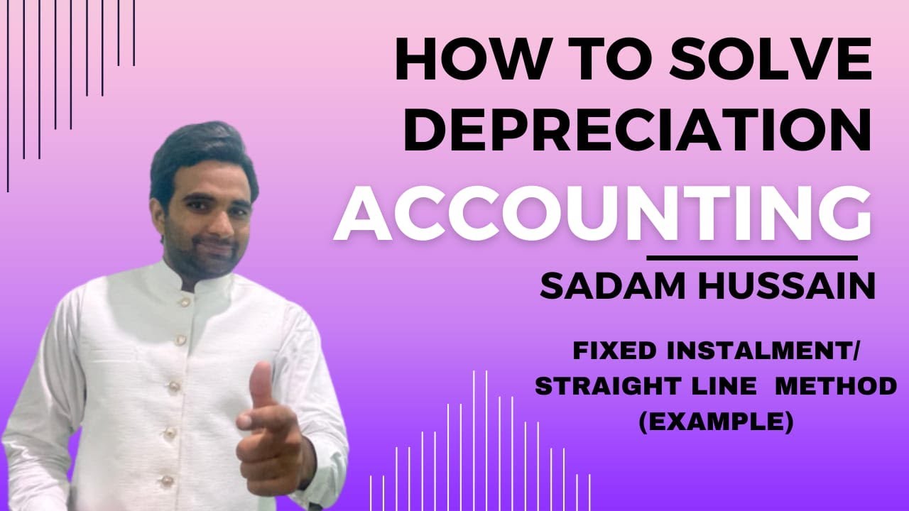 Fixed instalment method | straight line method of depreciation ...