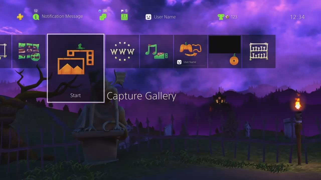 MediEvil (PS4) - Digital Deluxe Edition PS4 Dynamic Menu Theme Preview ...