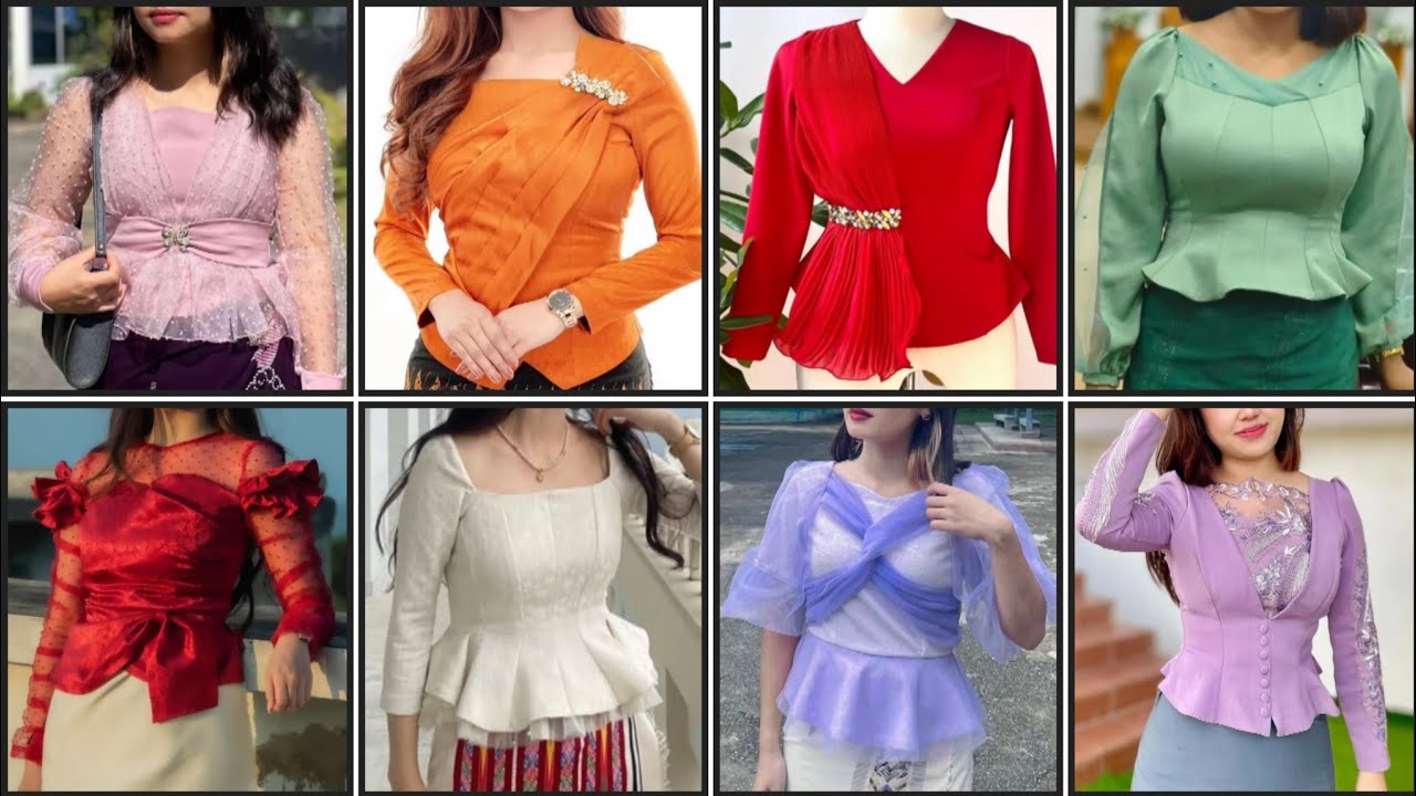 Different types of Sunday Mizo Top dress design | Mizo Sunday tops 2024 ...