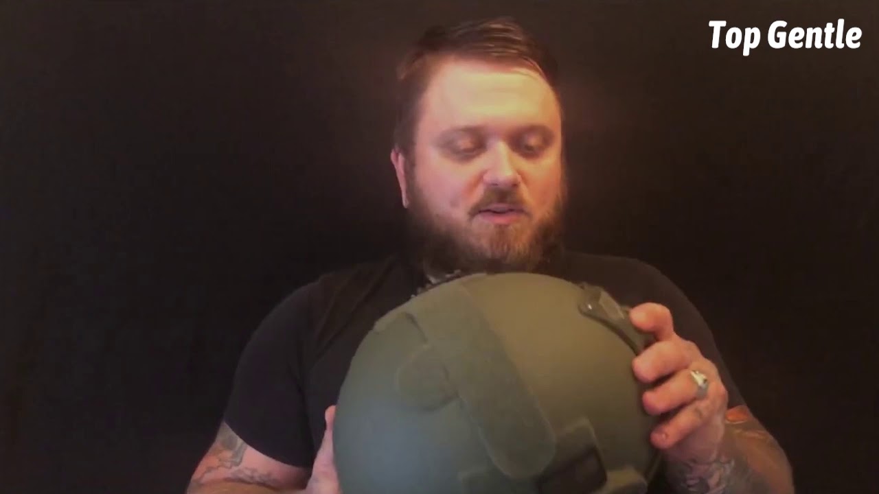 Top Gentle--- N49 ULW Level IIIA HI-Cut Ballistic Bump Helmet - YouTube