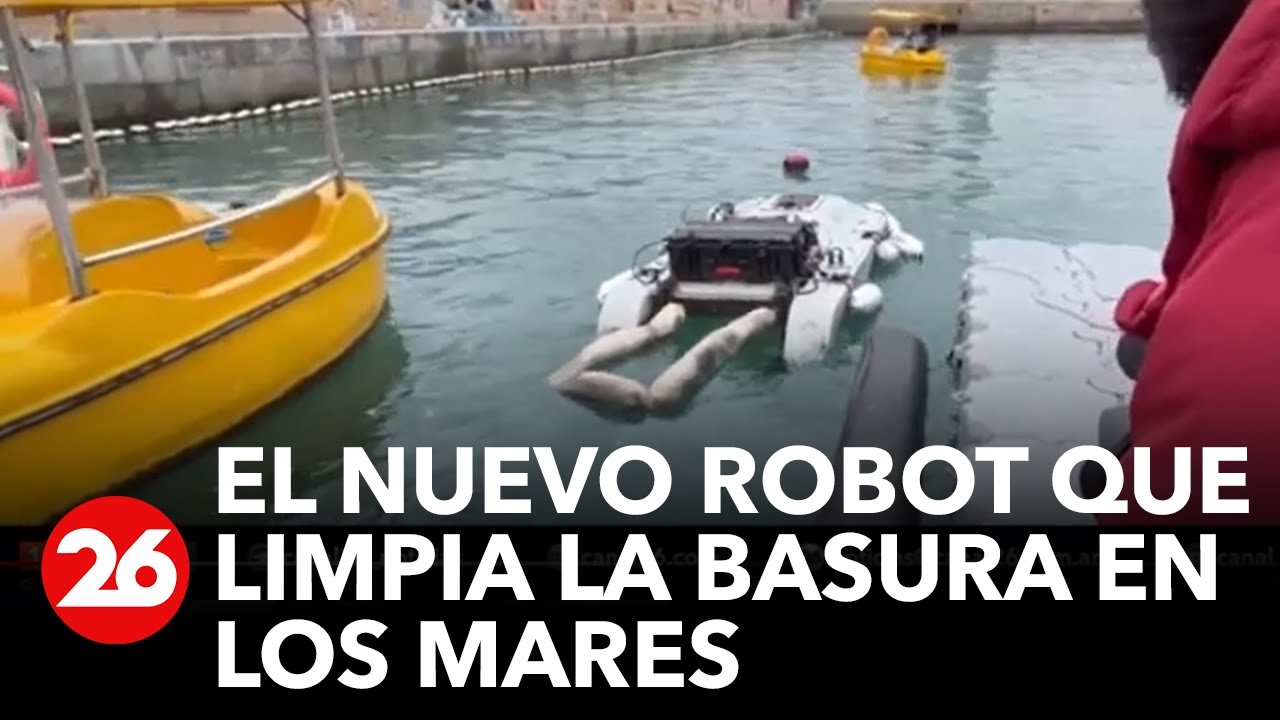 Japón: el nuevo robot que limpia la basura en lagos, ríos y mares ...