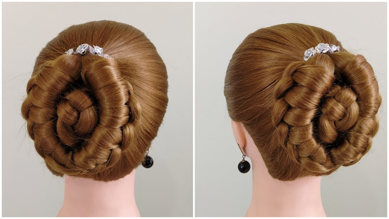 Creative Braided Egg Shaped Bun Hairstyle Ideas for Girls | Must-Try ...