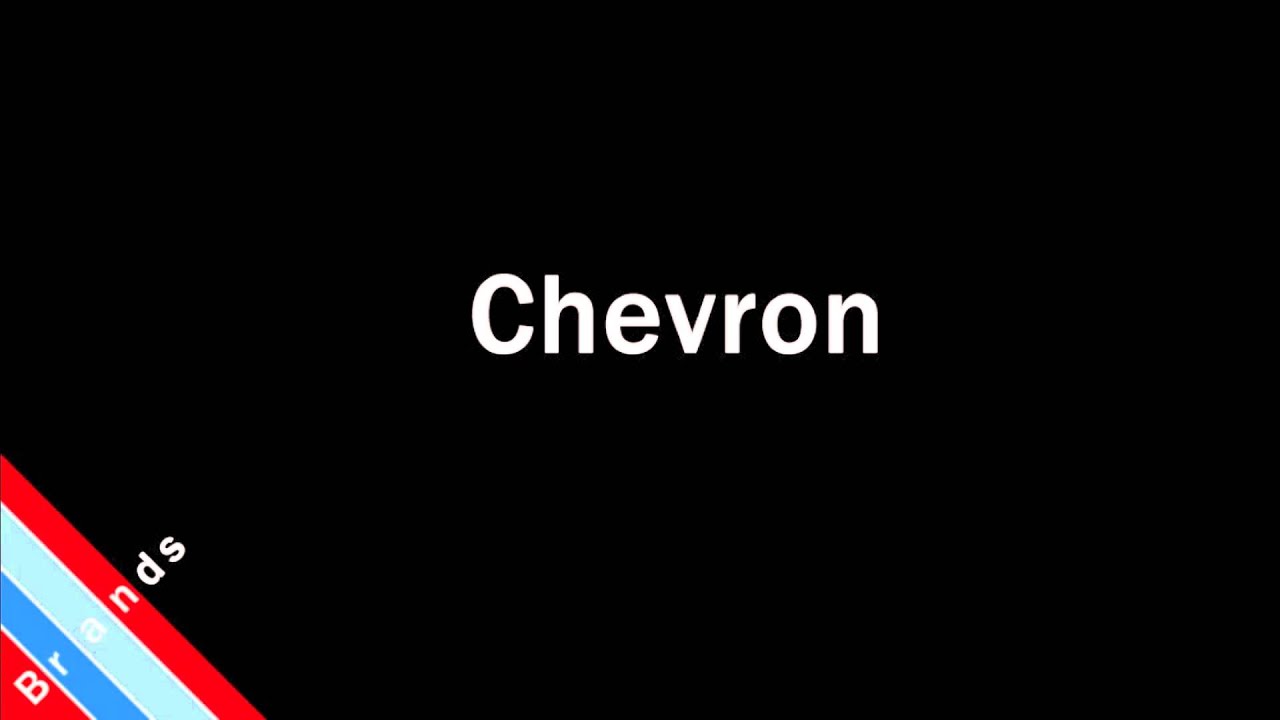 How to Pronounce Chevron - YouTube