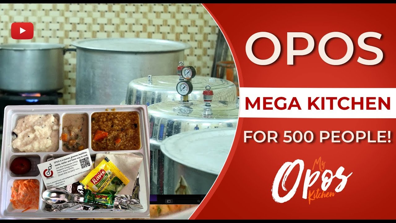 OPOS "Mega Kitchen" Food for 500 People | My Opos Kitchen - YouTube