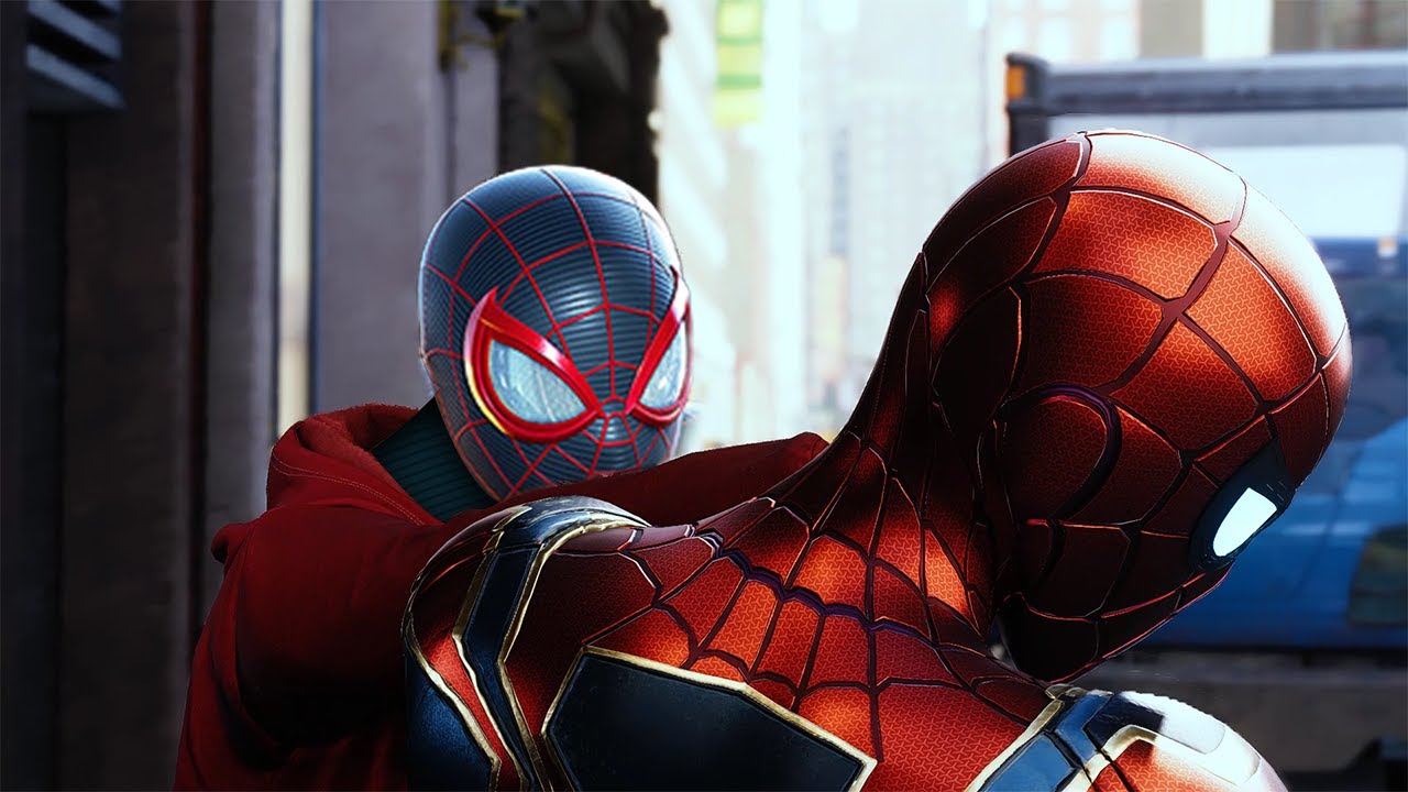 Miles Meets His Hero | Wholesome Moment Spider-Man Remastered - YouTube