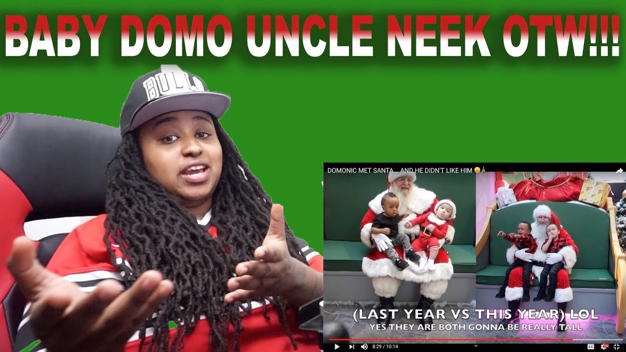 Baby Domo didn’t like that Santa because of his energy I almost caught ...