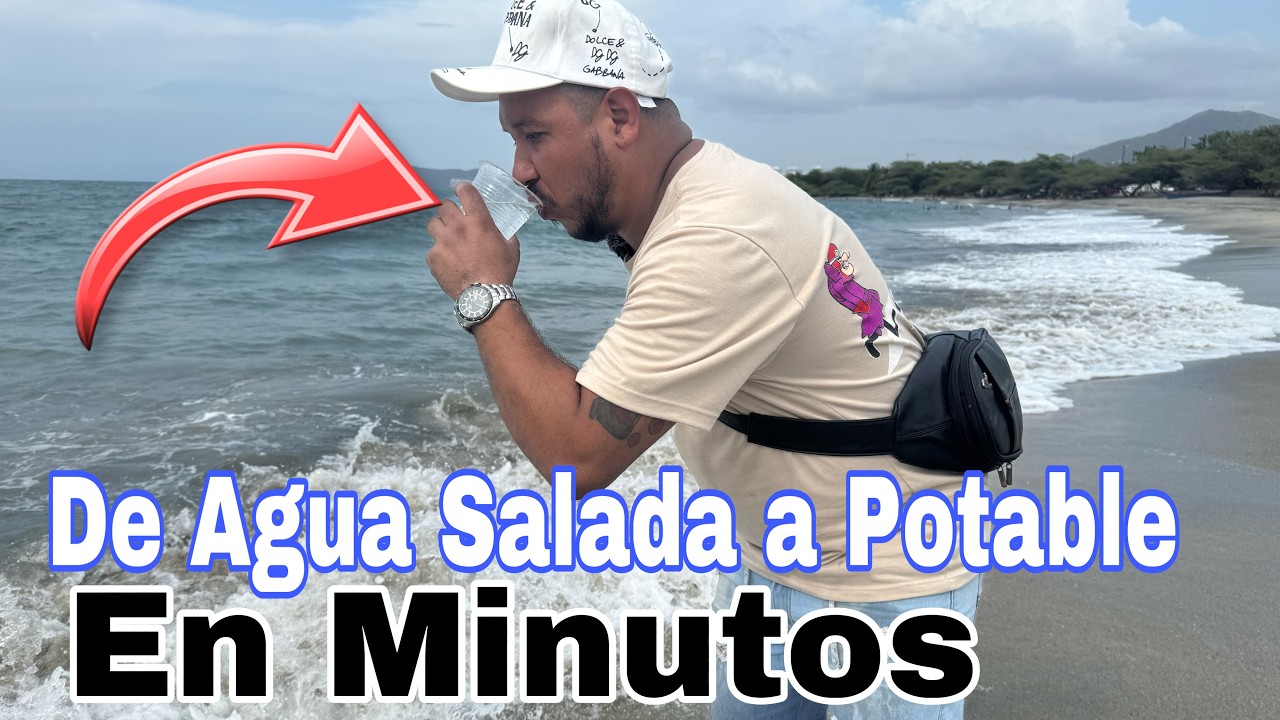 Como pasar de AGUA SALADA a AGUA DULCE o POTABLE en Solo Minutos - YouTube