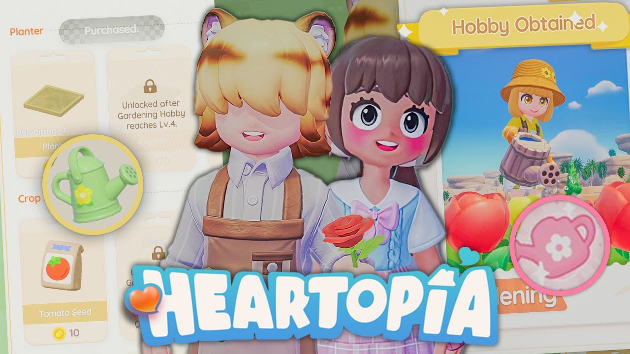 Learning How To Garden! 🪴| Heartopia - YouTube