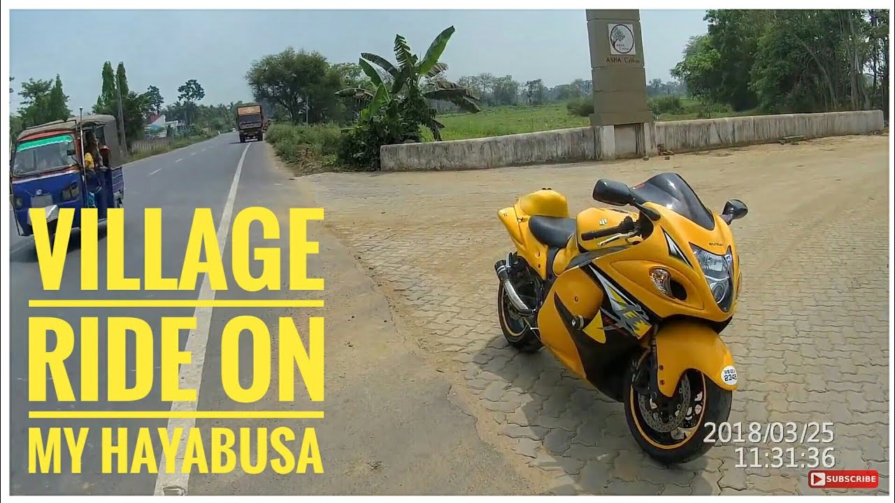 Village Ride On My Hayabusa 😍 - YouTube