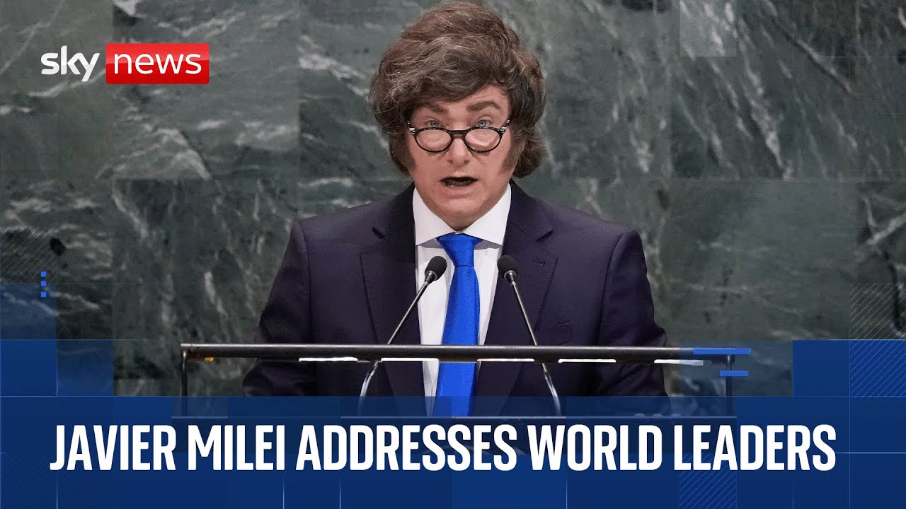 Argentinian President Javier Milei speaks at UN General Assembly 2025 ...