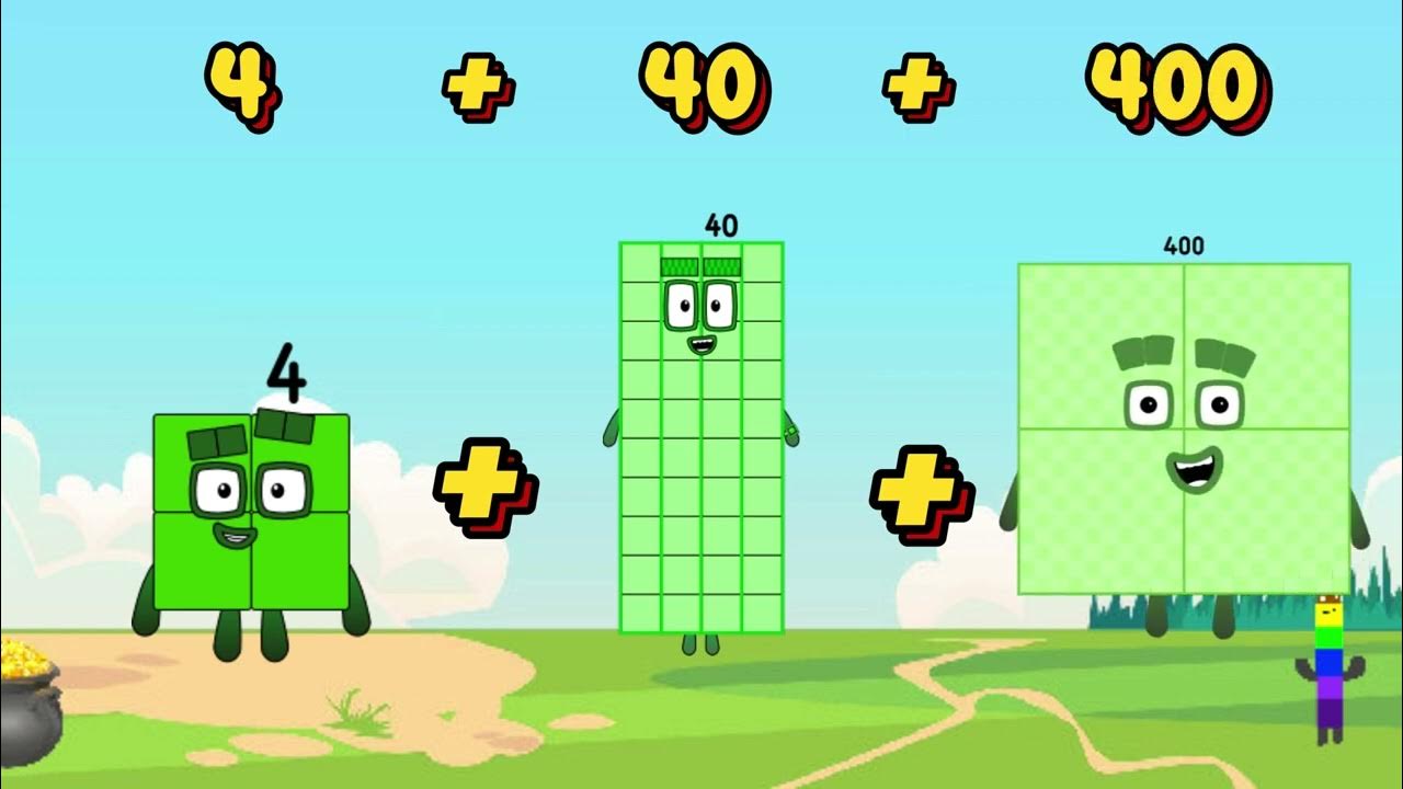 NUMBERBLOCKS ADDITION FROM SMALL TO BIG NUMBER SEQUENCE | FIND THE SUM | LEARN TO COUNT COLORART ...