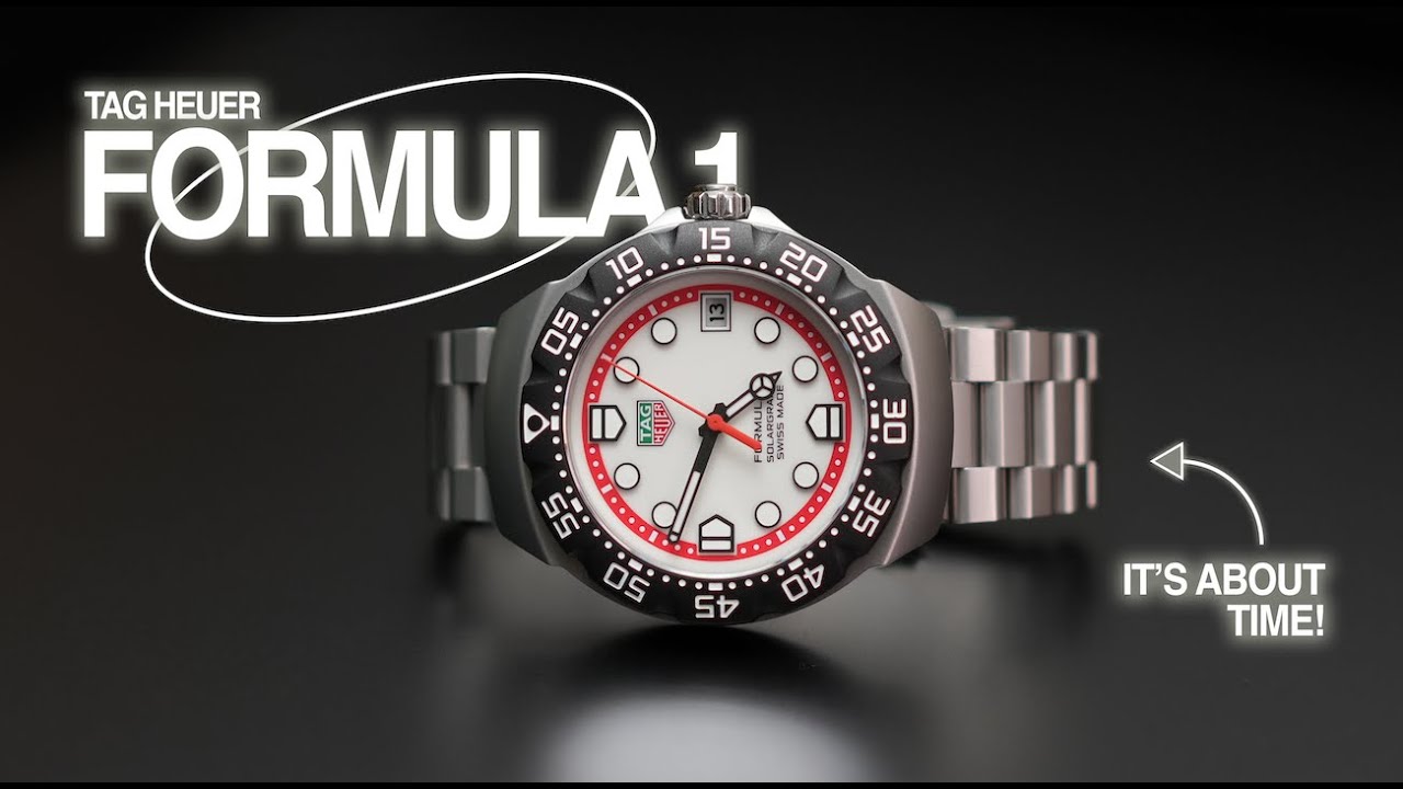 TAG Heuer Formula 1 Solargraphy - It's about time - YouTube