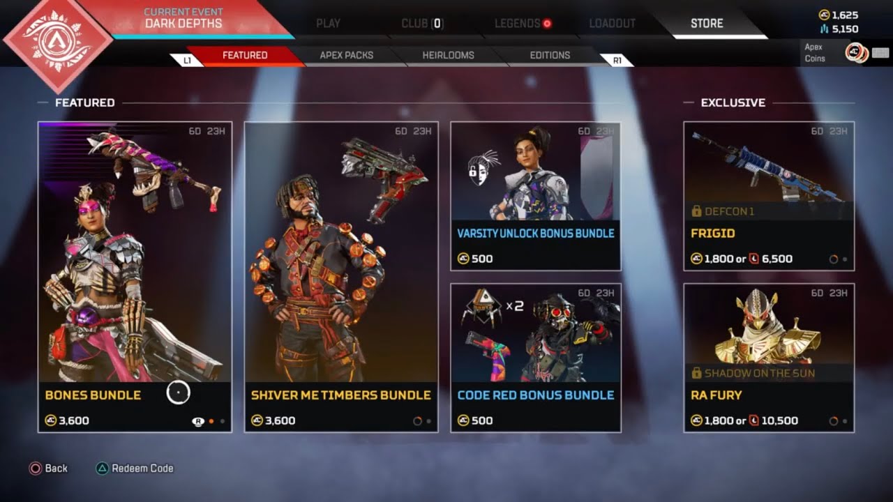Longbow and Revenant Recolors in the Store (Apex Legends) - YouTube