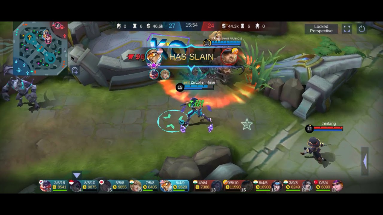 MLBB Bruno savage moment against badang , CeCe , martis - YouTube