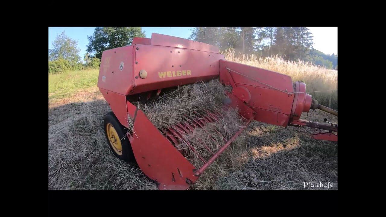 Heu Ernte | Hay Harvest | Welger HD-Presse | Case IHC 856 XL | [GoPro ...