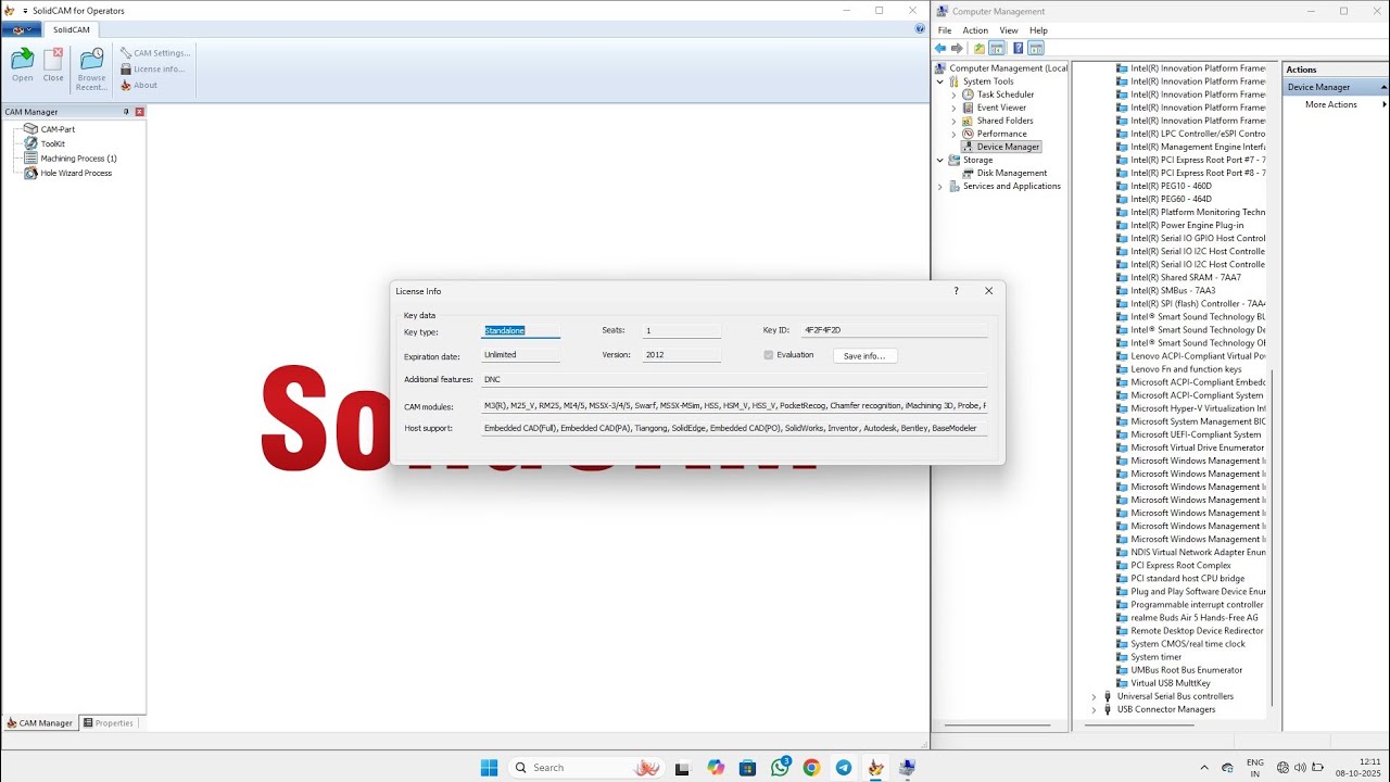 How to install solidcam 2025 without error - YouTube