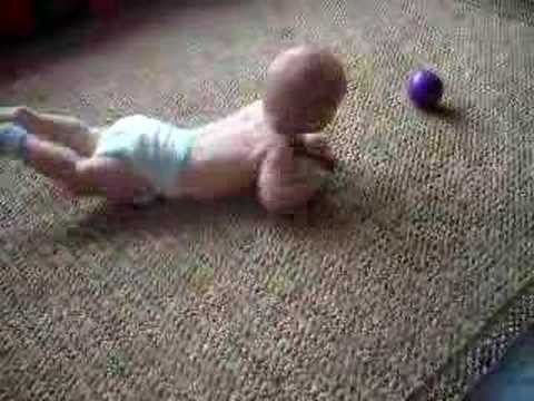 Matthew's Commando crawl - YouTube