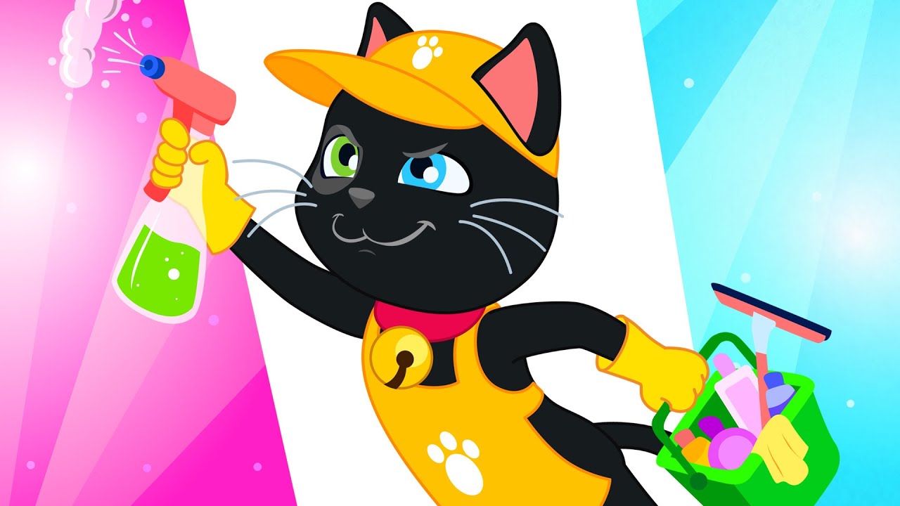 🪣 Día de limpieza 🧽 Huyendo de la Limpieza 🚿 Dibujos Animados - YouTube