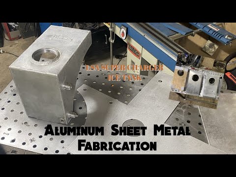Aluminum LSA Supercharger Ice Box Fabrication From Cardboard, CAD ...