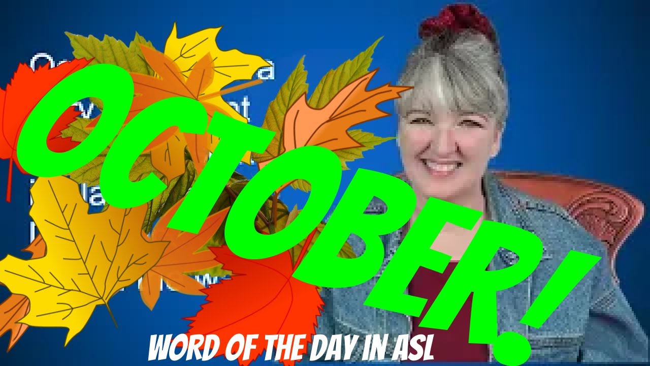 How To Sign October - YouTube