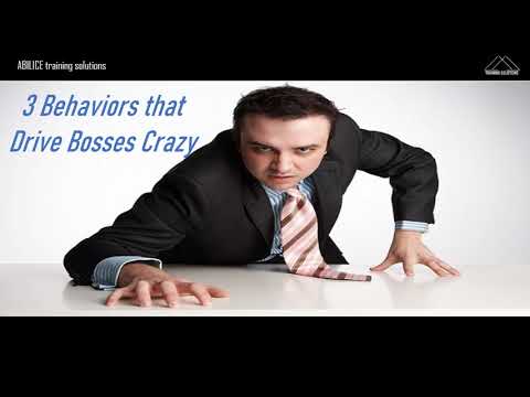 Behaviours that Drive Your Boss Crazy - YouTube