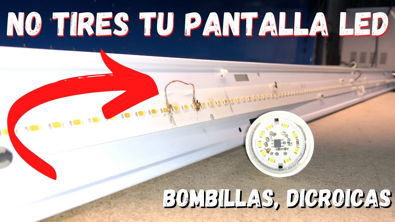 ¿Tu pantalla LED está fundida? como Reparar un led fundido - YouTube