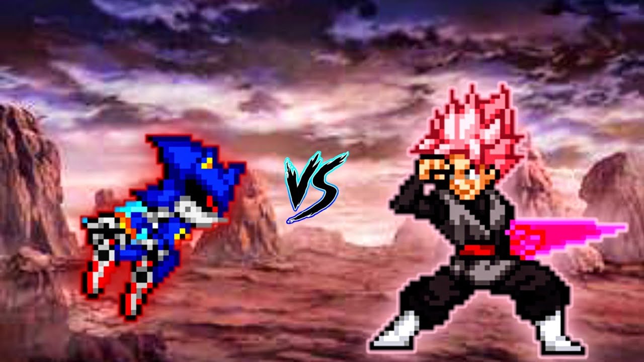 Metal Sonic VS Goku Black SSR DBFZ V2 in Jump Force Mugen - YouTube