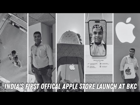 India's first Official Apple Store launch at BKC - YouTube