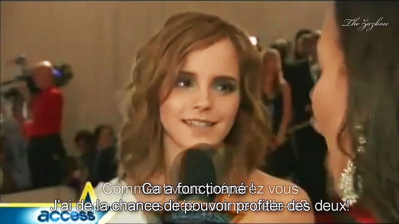 [VOSTFR] Interviews d'Emma Watson au Met Gala 2010 (03.05.2010) - YouTube