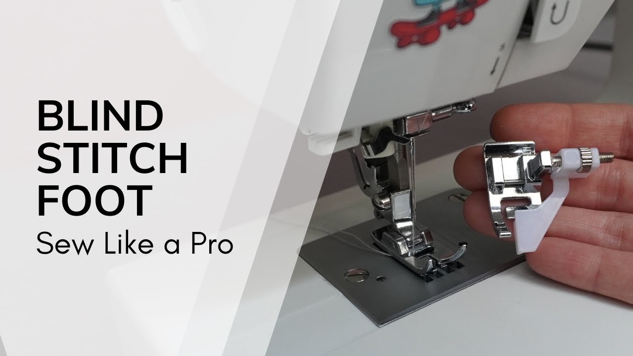 How to Sew Invisible Hems with a Blind Stitch Foot | Blind Hem Sewing ...
