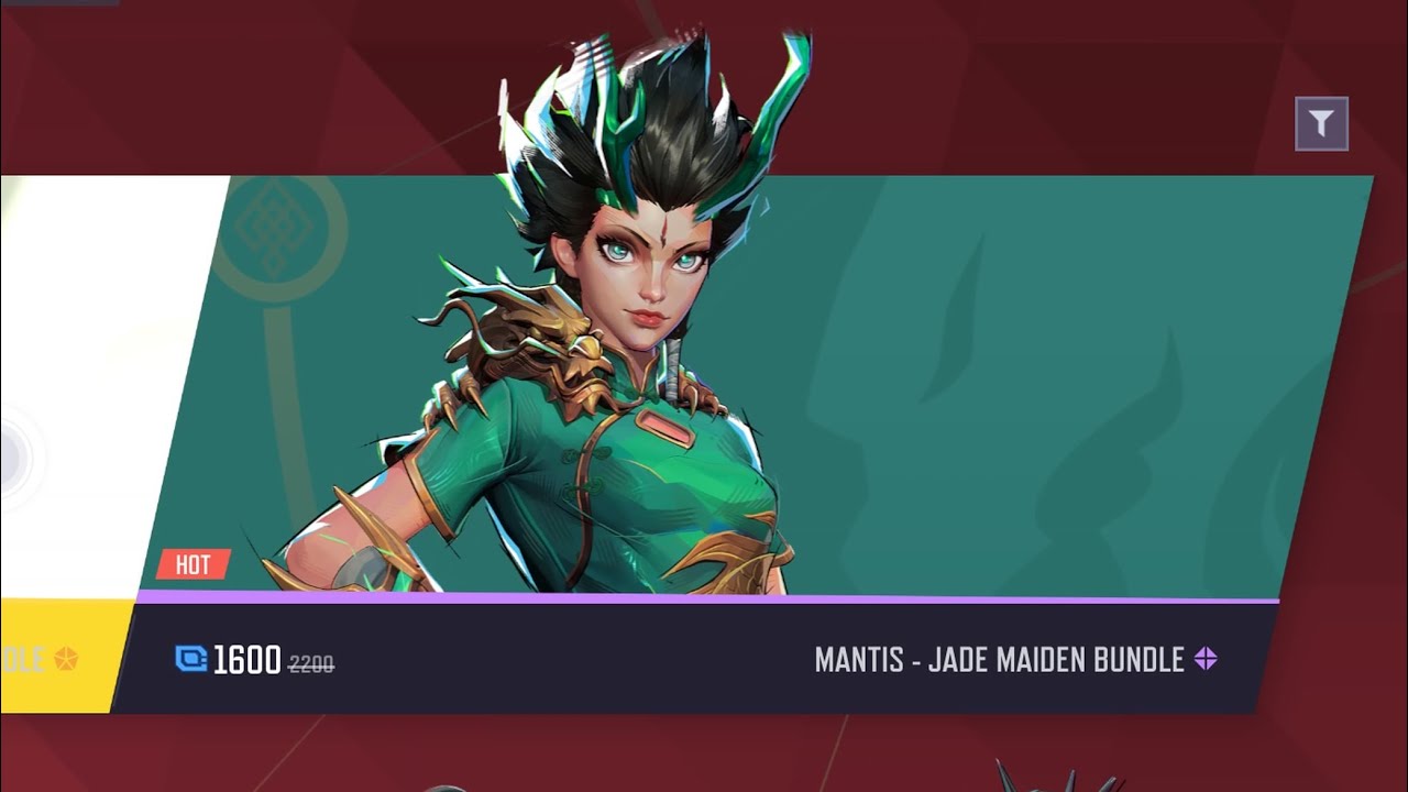 Marvel Rivals gameplay van de Mantis Jade Maiden Bundle (Mantis) (Lunar ...