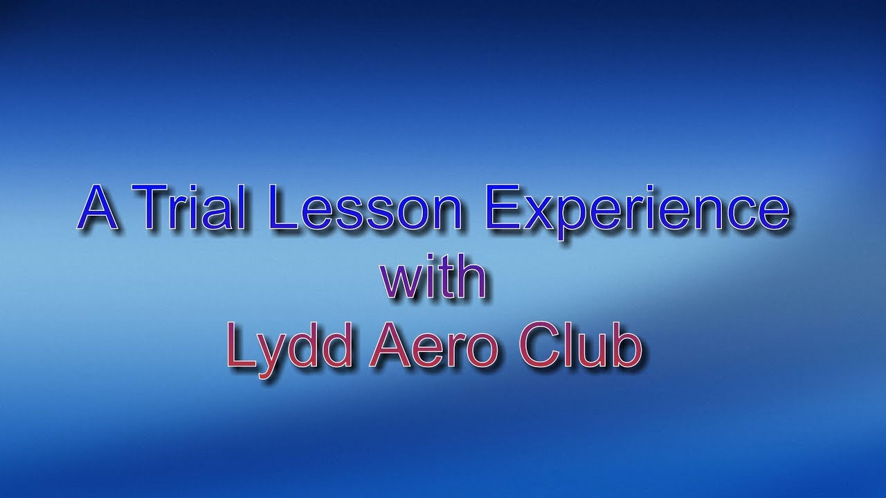 Trial Flying Lesson Experience - Lydd Aero Club - YouTube
