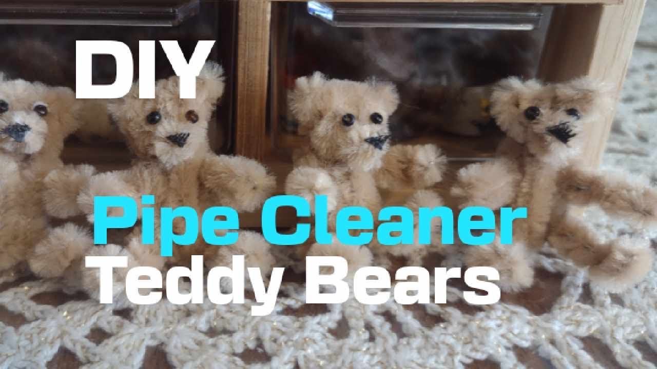 DIY Pipe Cleaner Teddy Bears - YouTube