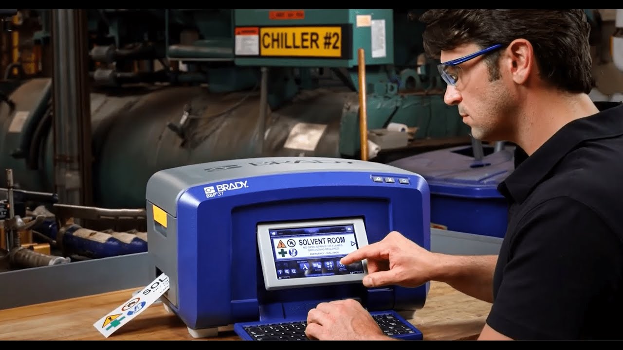 Brady BBP37 Sign & Label Printer | Overview - YouTube