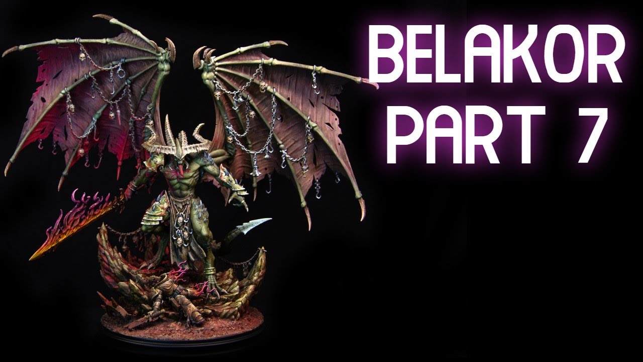 Painting Belakor - Warhammer, Games Workshop [Base] / pt7 (Finale ...