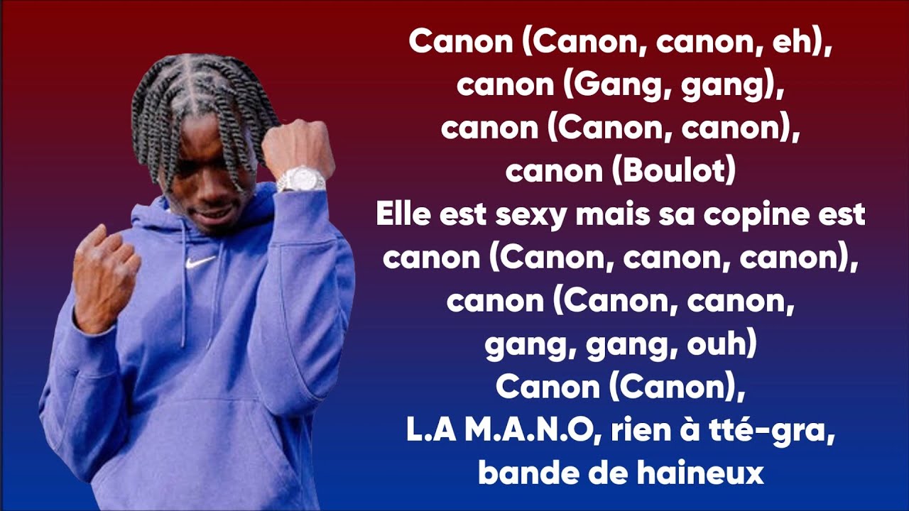 La Mano 1.9 ft. Niska - Canon (Paroles/Lyrics) - YouTube
