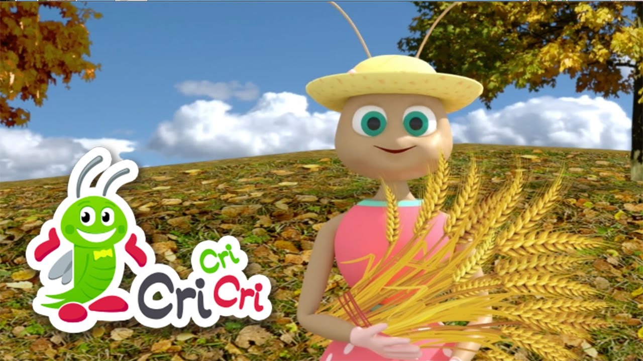Greierele si furnica | Karaoke | Cantece pentru copii | CriCriCri - YouTube