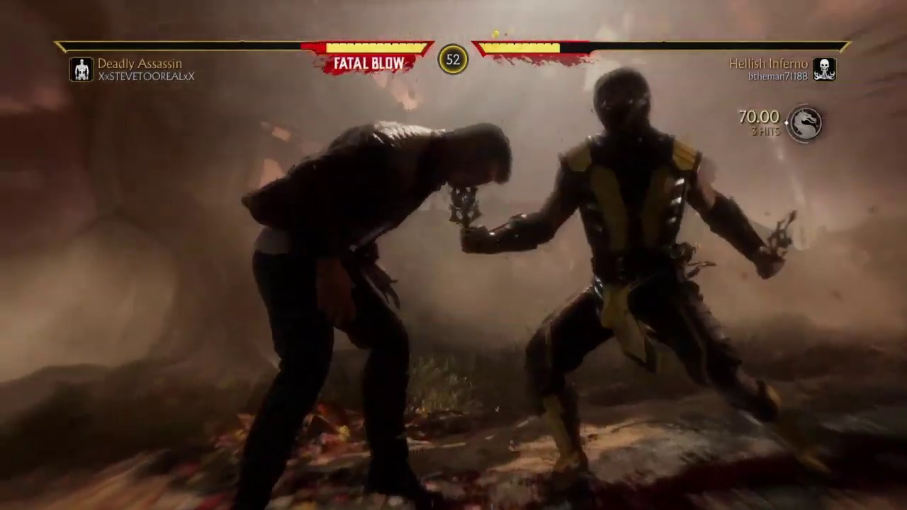 MK 11- Absolutely Destroying The Terminator! Scorpion vs The Terminator ...