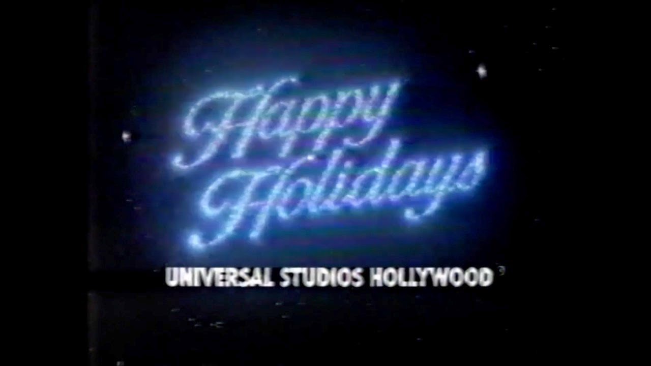 Happy Holidays E.T. Adventure Universal Studios Hollywood Television ...