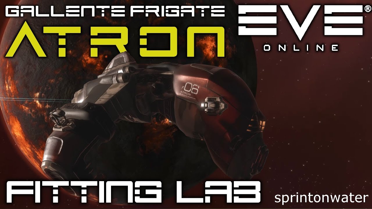 EVE Online: Fitting Lab - The Atron, Gallente Federation T1 Frigate ...