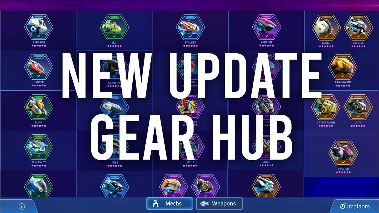 New Gear Hub Update - How does it work? | Mech Arena - YouTube