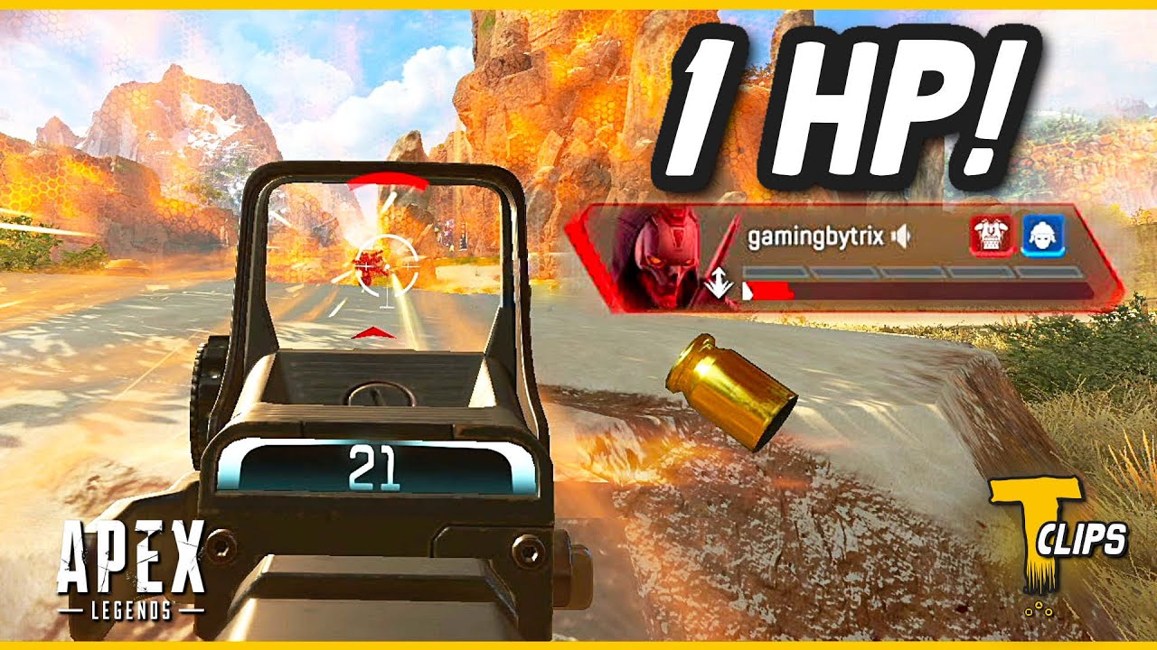 I Had 1 HP and a Dream! | Apex Legends (Clips) - YouTube