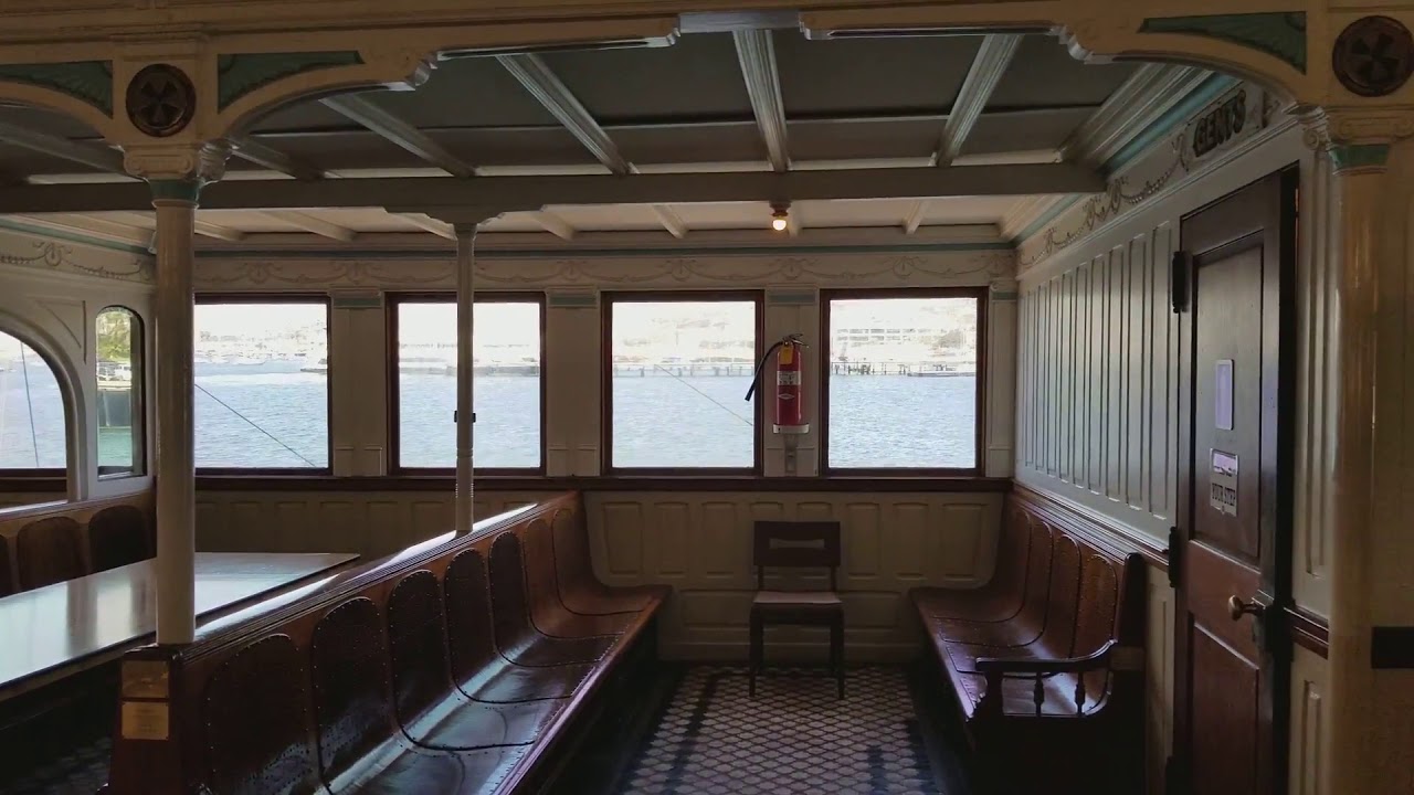 Steam Ferry Berkeley Interior - Top deck - Maritime Museum of San Diego ...